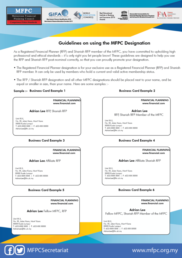 Membership Details - MFPC