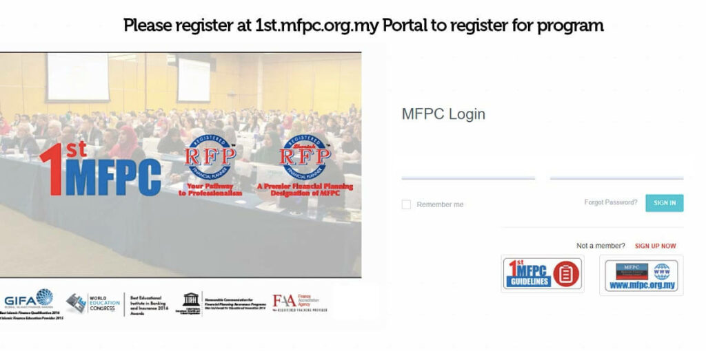 Registered Financial Planner (RFP) Capstone Programme - MFPC