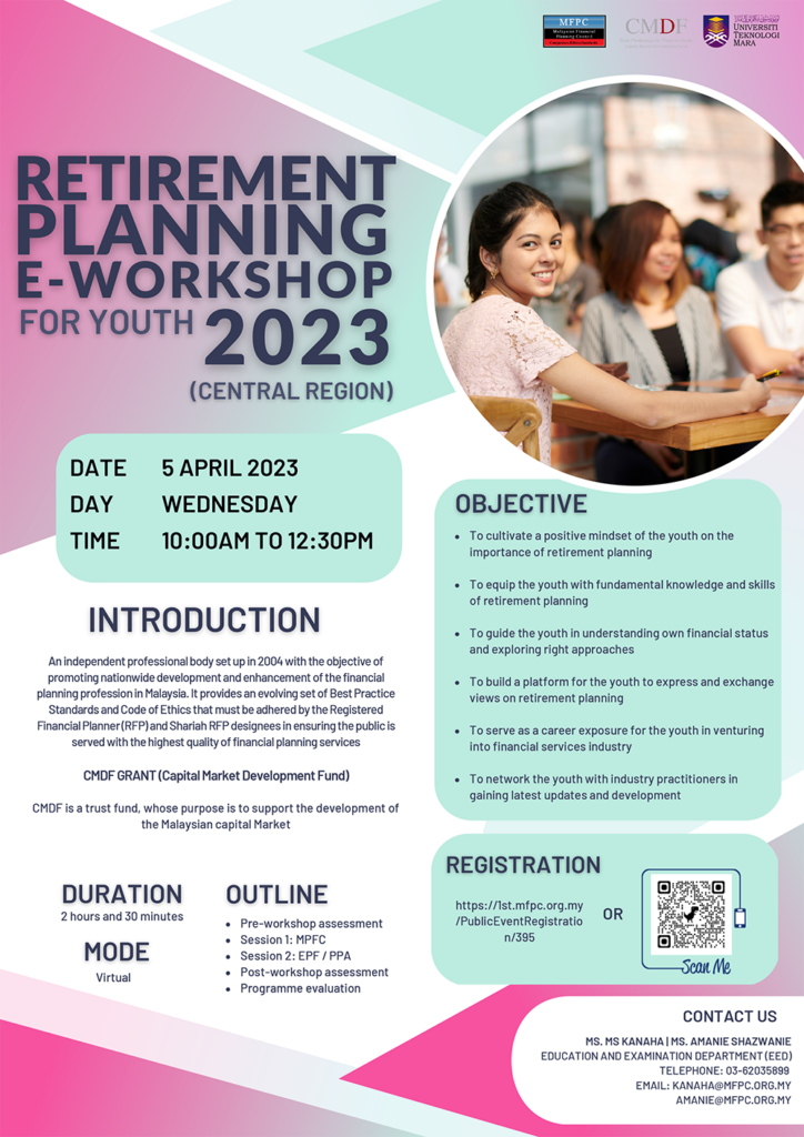 Retirement Planning E-Workshop for Youth - MFPC