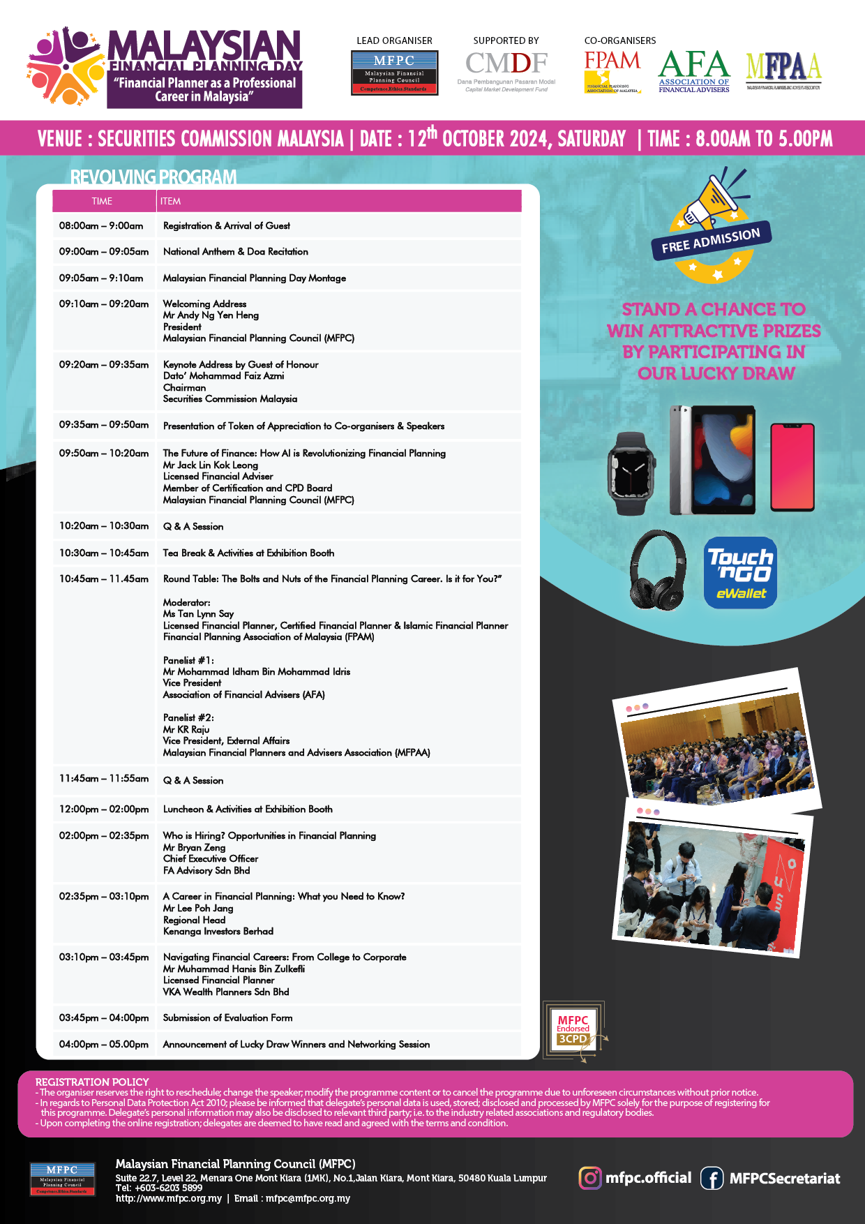 Malaysian Financial Planning Day - MFPC