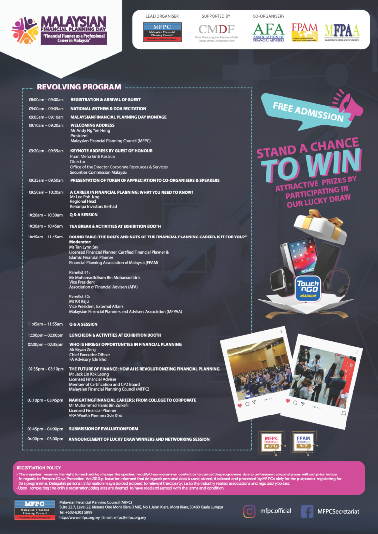 Malaysian Financial Planning Day - MFPC