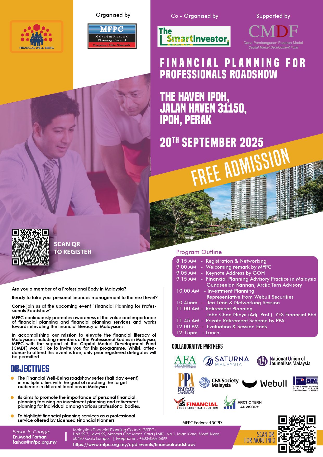 Register for FINANCIAL PLANNING FOR PROFESSIONALS ROADSHOW on 20th September 2025!! >>Register ...